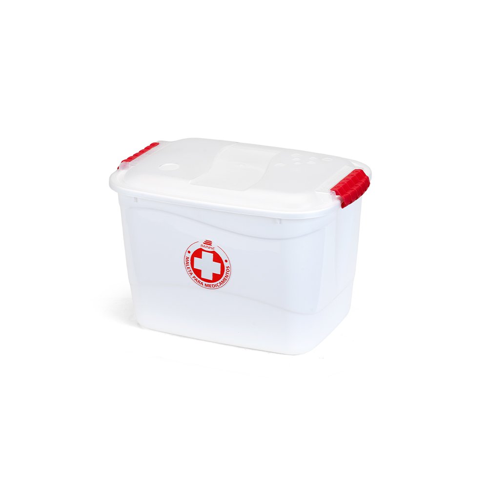 Plásticos Rainha - cod: 152 - CONTAINER PARA MEDICAMENTOS 3,7 LITROS ALTO